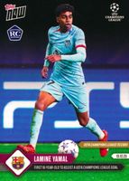 Lamine Yamal 2023 Topps Now UEFA Champions League #82 Base (Print Run: 4,678) Price Guide ...